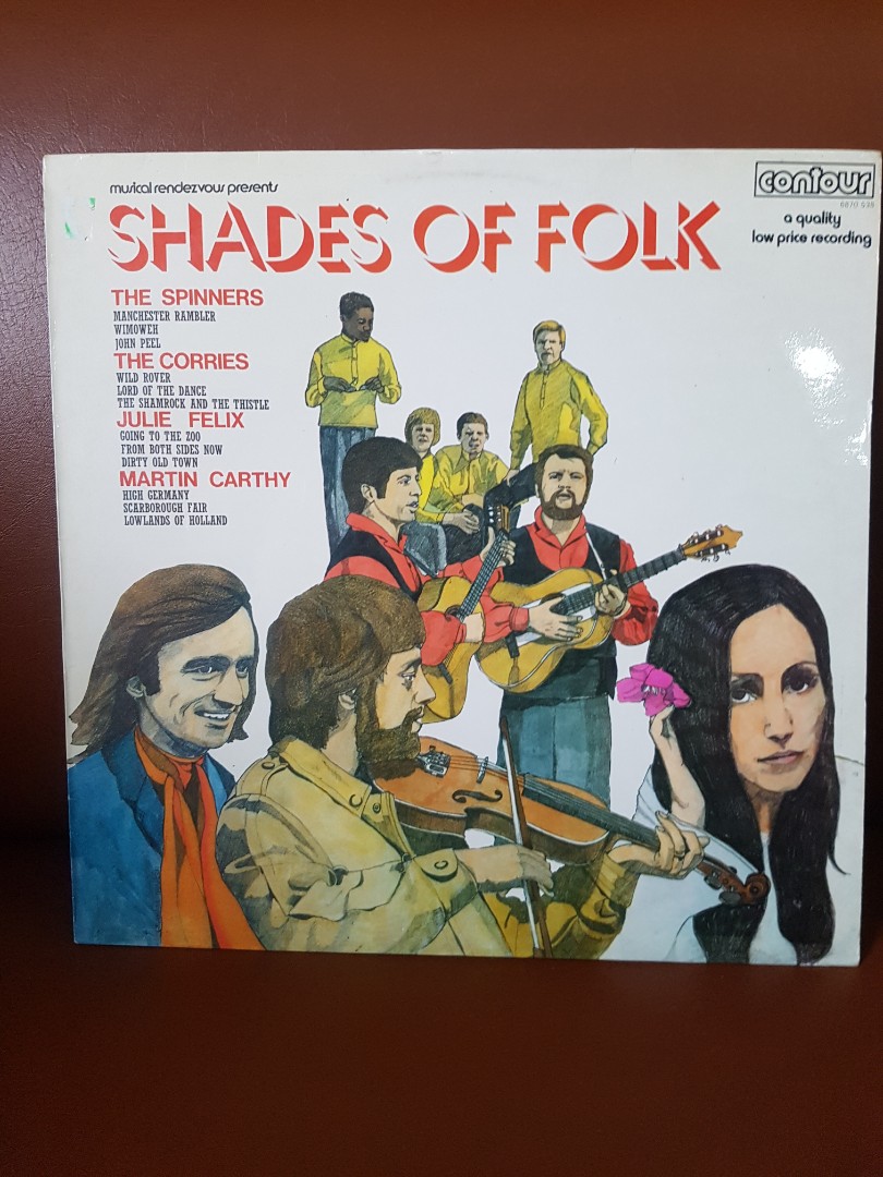 plaka/ vinyl record.SHADES OF FOLK, Hobbies & Toys, Music & Media ...