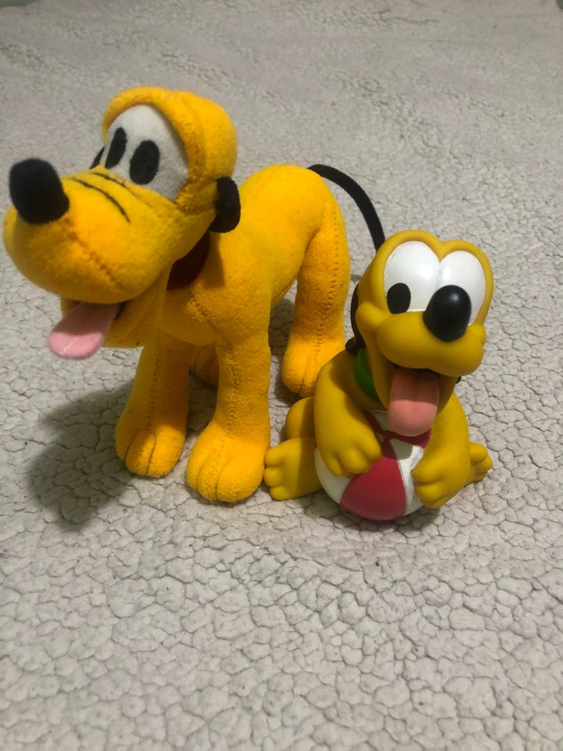 Pluto plush and soft vinyl toy set, Hobbies & Toys, Toys & Games on ...