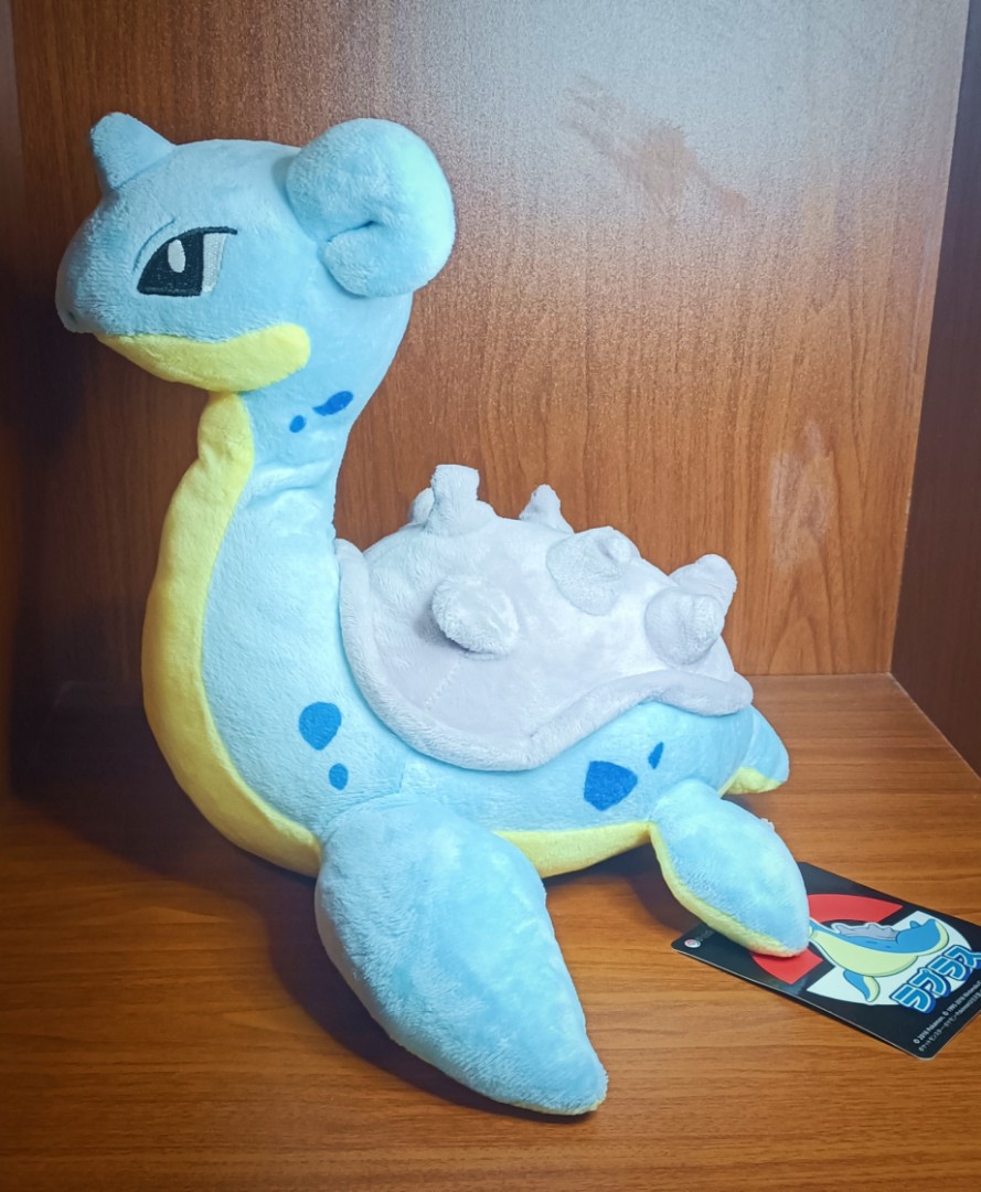 Pokemon Center Lapras Plush, Hobbies & Toys, Toys & Games on Carousell