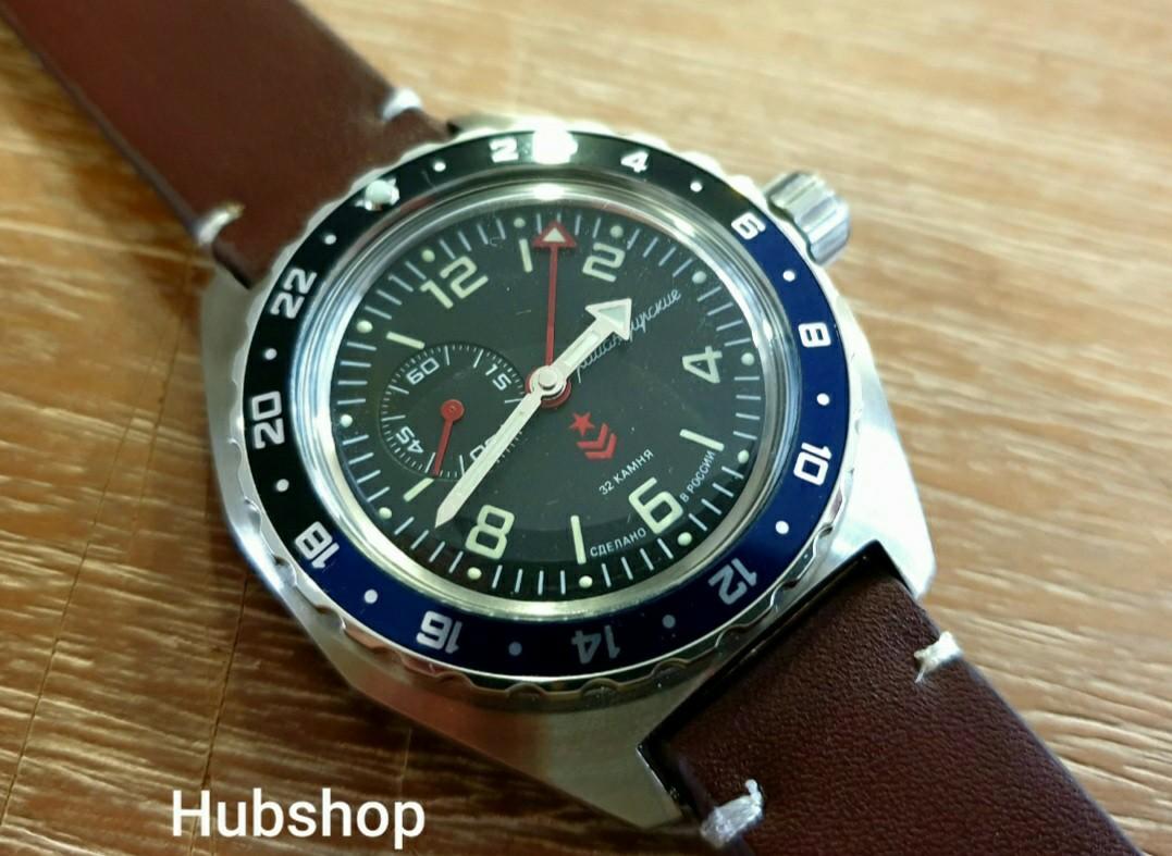 Vostok Komandirskie GMT with Russian cities / world cities bezel mod -add 35/-. Free delivery ...