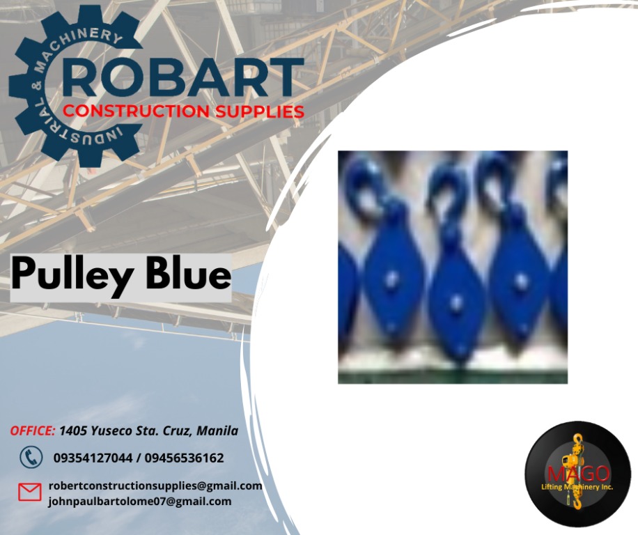 Pulley Blue, Commercial & Industrial, Construction Tools & Equipment on ...