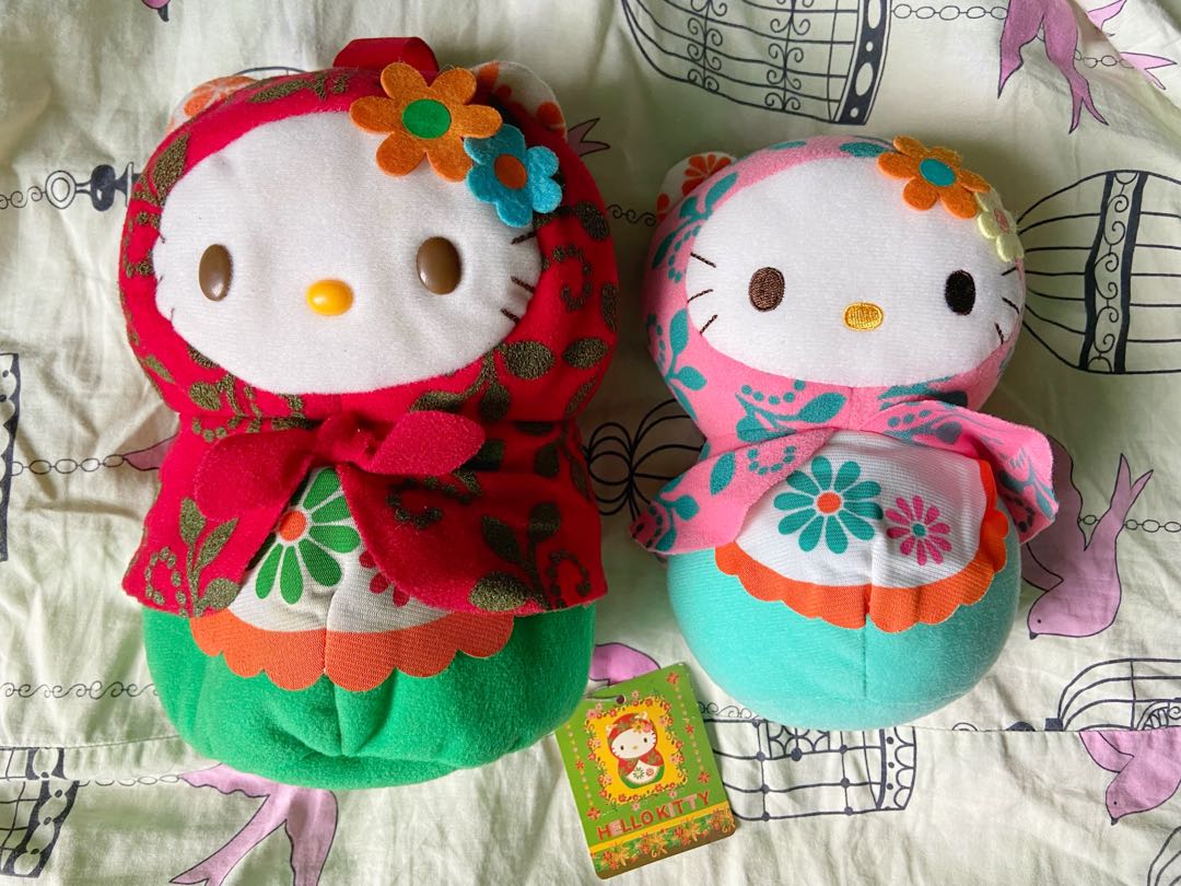 Rare Hello kitty Russian Matryoshka Plush Dolls, Hobbies & Toys, Toys ...