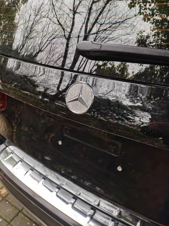 *Ready stocks*Mercedes Emblem Logo Badge Bling Bejeweled Diamond ...