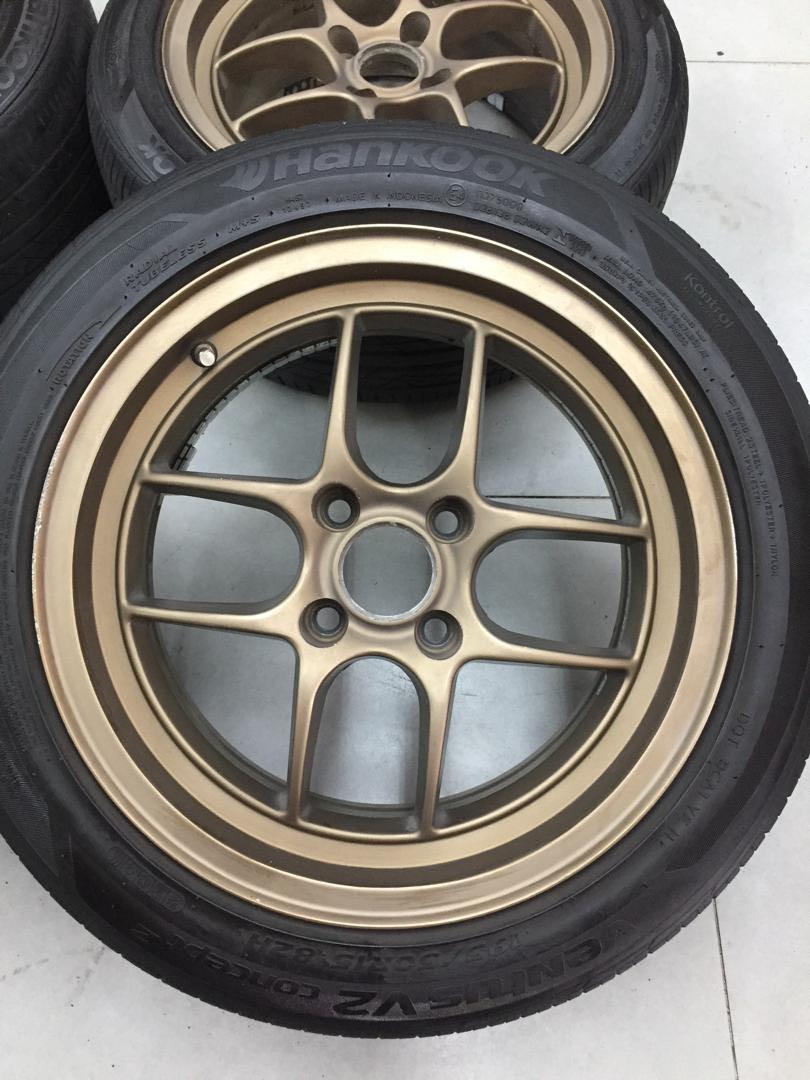 Rim Enkei CPS 15x7JJ PCD100, Auto Accessories on Carousell