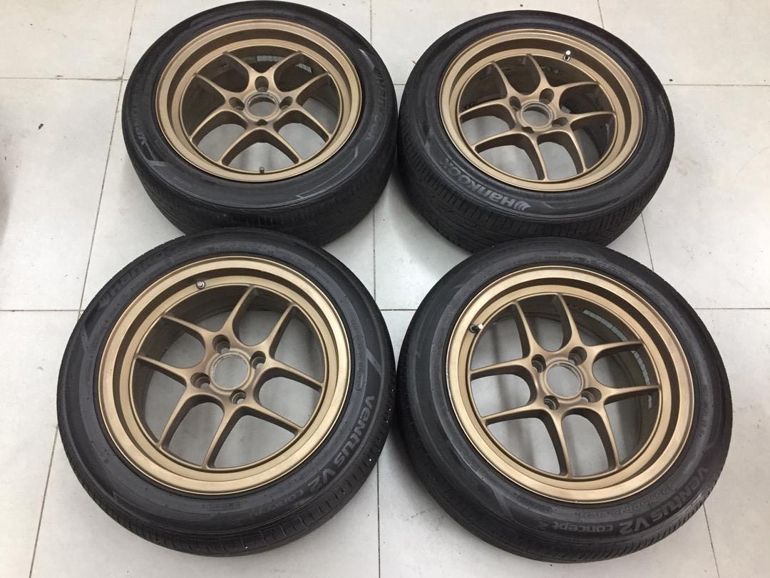 Rim Enkei CPS 15x7JJ PCD100, Auto Accessories on Carousell