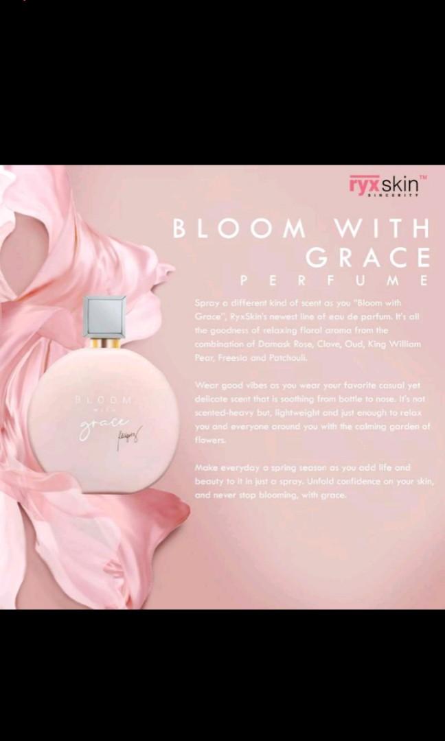 Ryx Bloom With Grace Perfume (35ml)- on hand (with random freebies ...