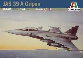 Saab Gripen with RBS15 Anti Ship Missile 1/48 Italeri, Hobbies & Toys ...