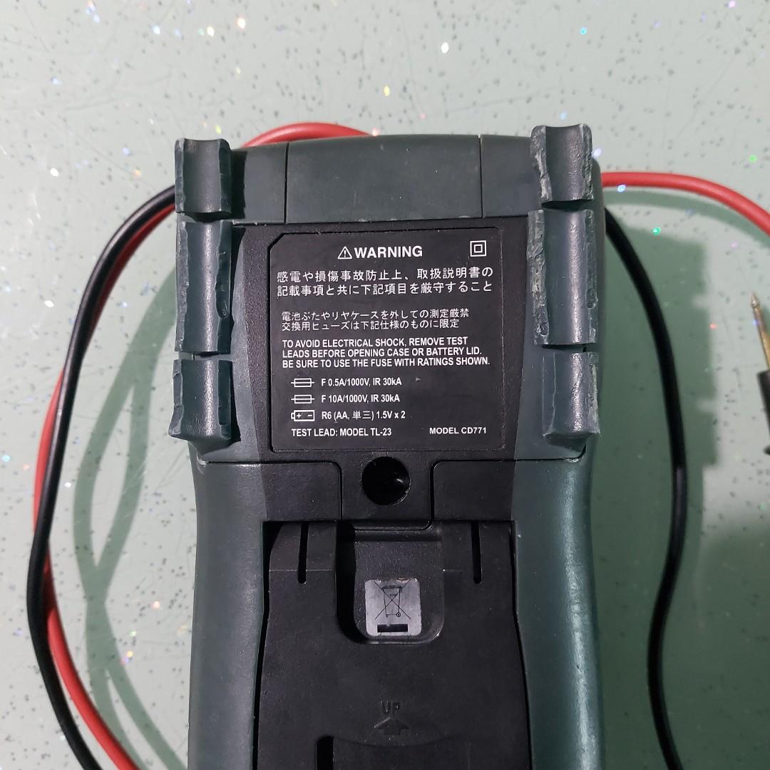 SANWA DIGITAL MULTIMETER CD771-FREE with Probes @$40, Mobile Phones ...