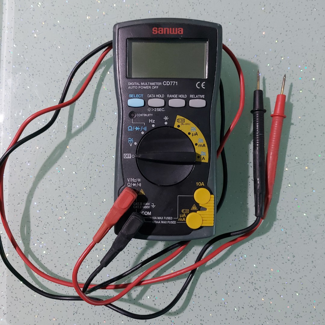 SANWA DIGITAL MULTIMETER CD771-FREE with Probes @$40, Mobile Phones ...