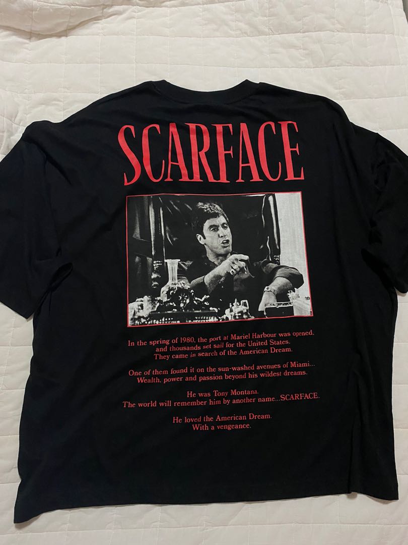 Scarface Universal Studios Rare Tee, Men's Fashion, Tops & Sets ...