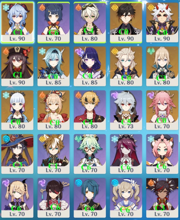 Selling Genshin Account Ganyu/Hutao Amos/Homa and more, Video Gaming ...