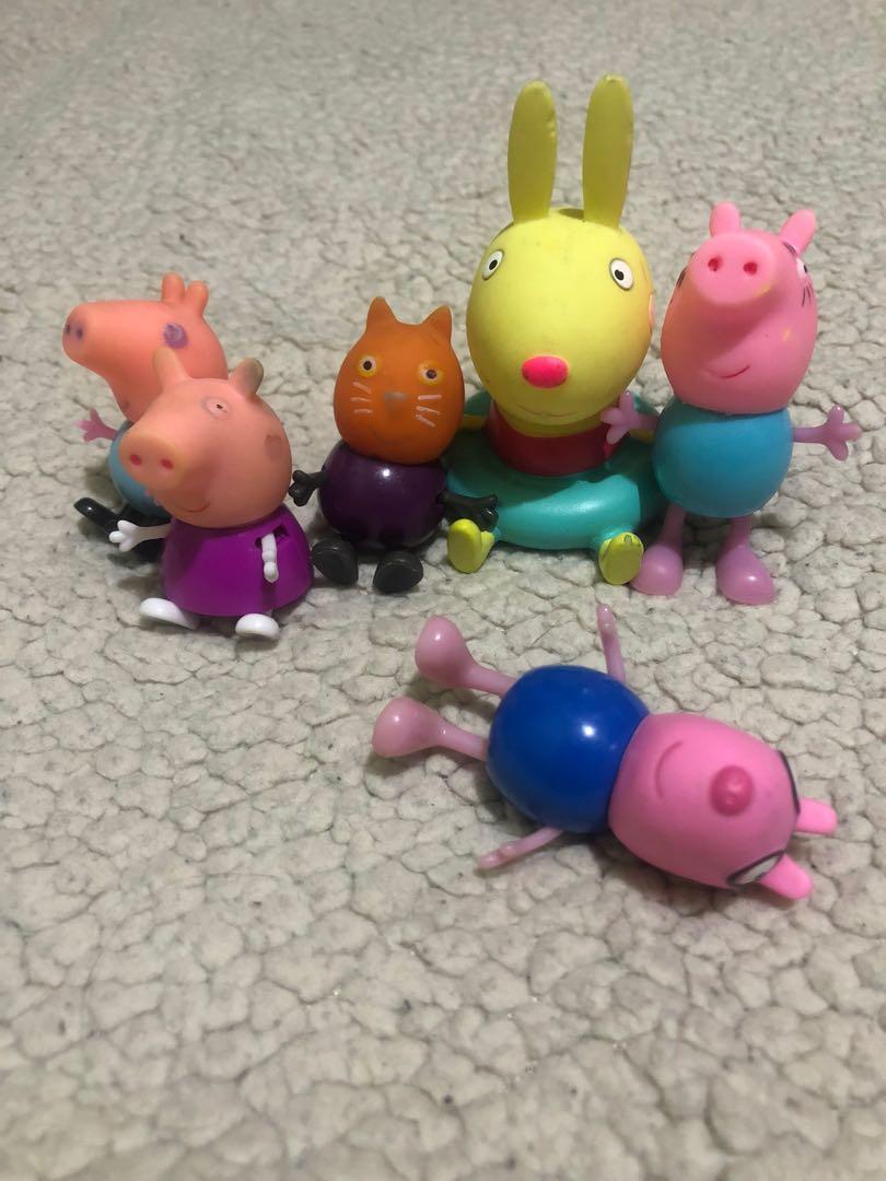 Set of peppa pig small figures, Hobbies & Toys, Toys & Games on Carousell