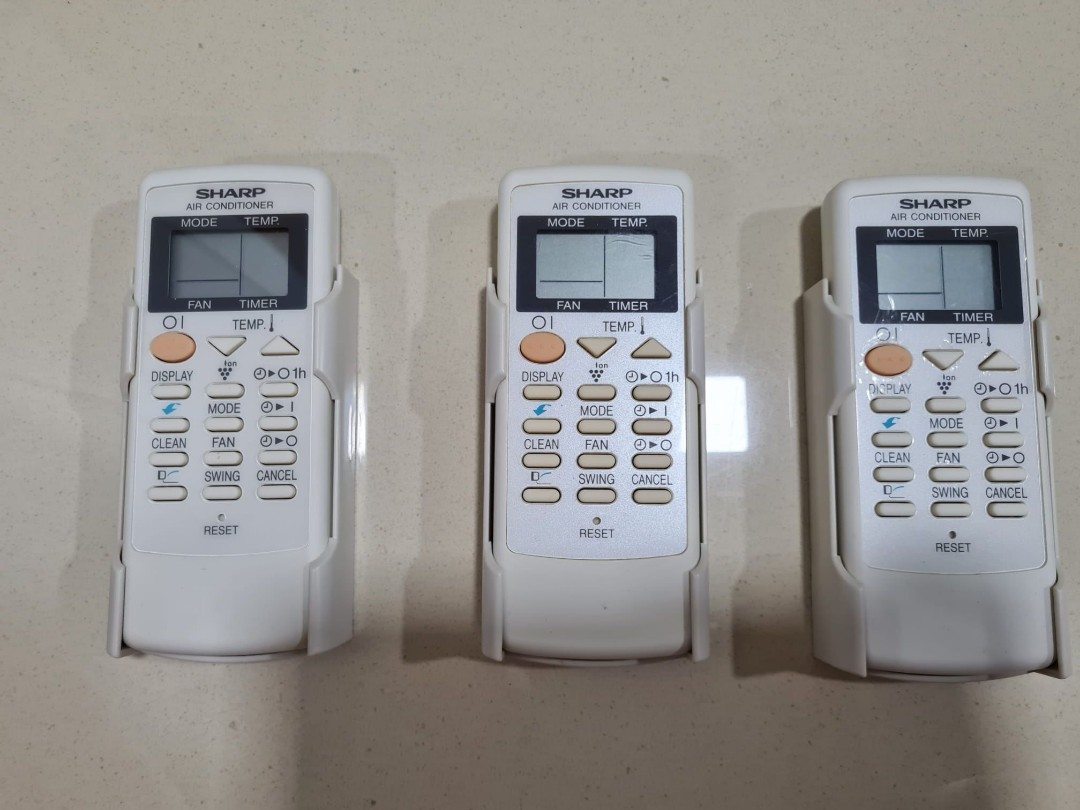 Sharp Aircon Remote, TV & Home Appliances, Air Conditioners & Heating ...