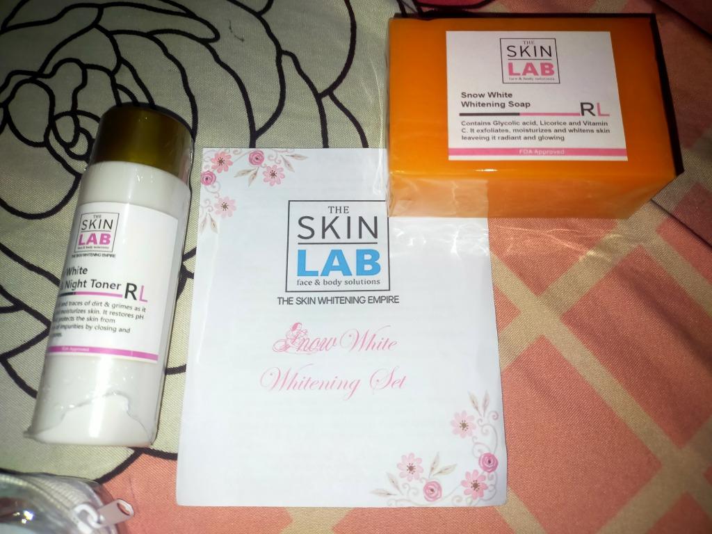 Skin Lab Snow White Whitening Set, Beauty & Personal Care, Face, Face ...