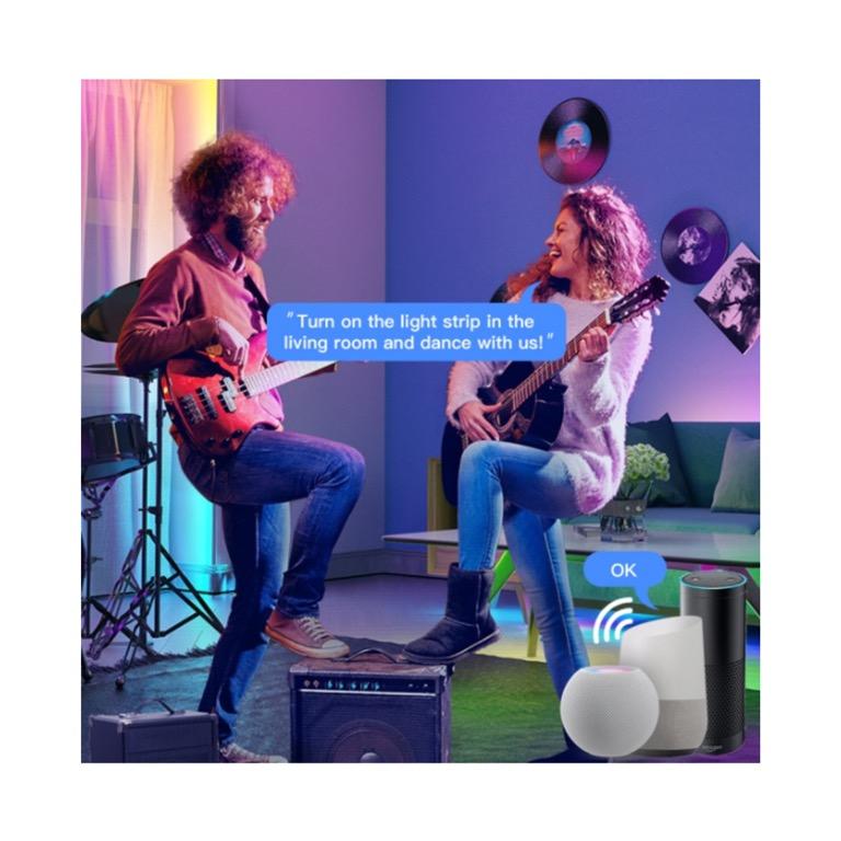 Smart LED Lights- Multicolour LED Light Strip for Ceiling Energy ...