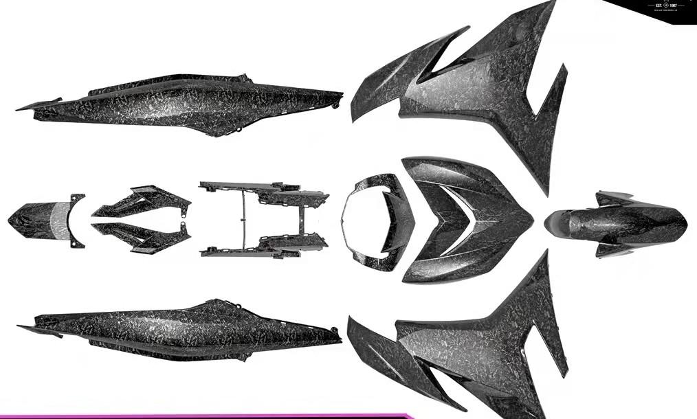 Sniper Forged carbon full set, Motorcycles, Motorcycle Accessories on ...