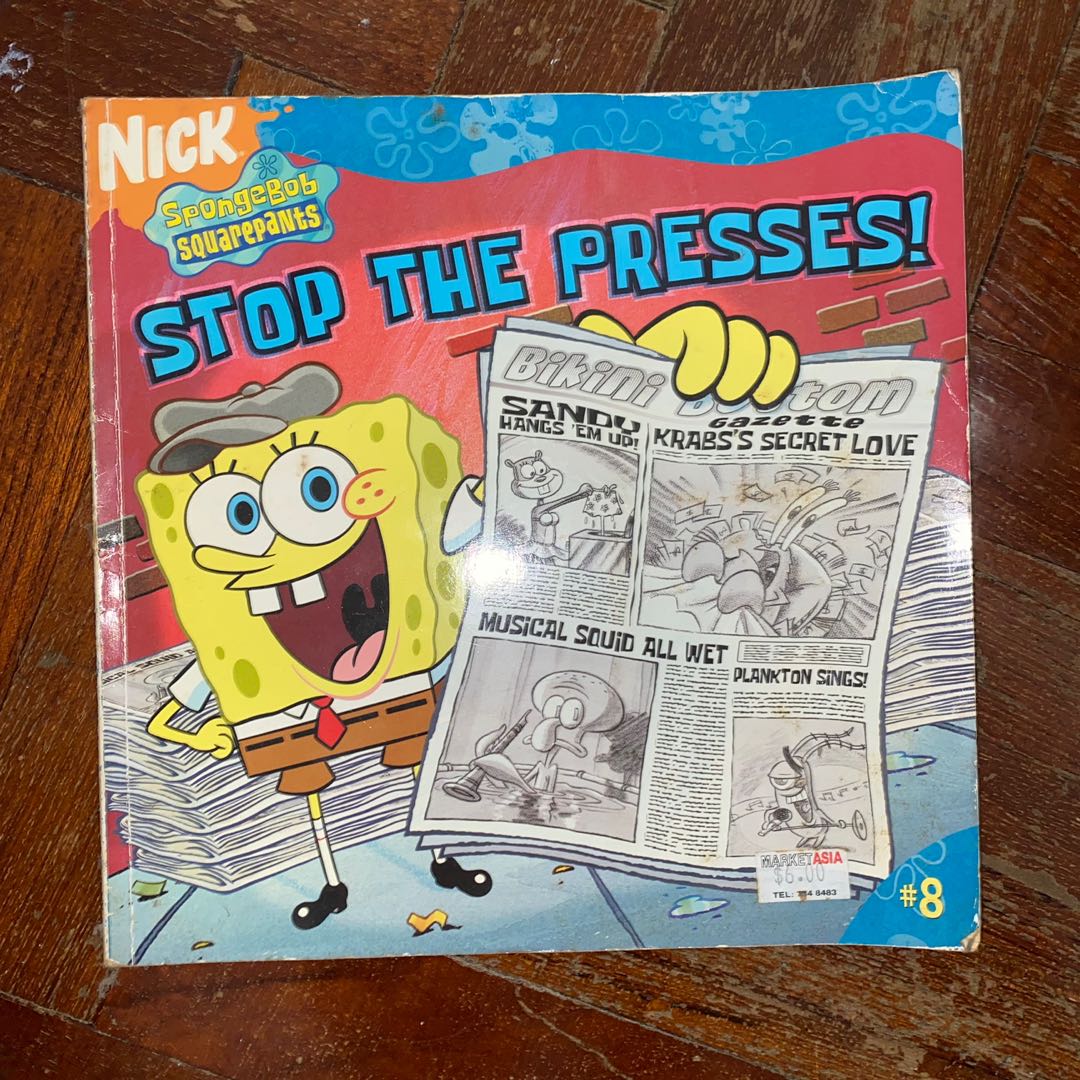 Spongebob Stop The Presses! book, Hobbies & Toys, Books & Magazines ...