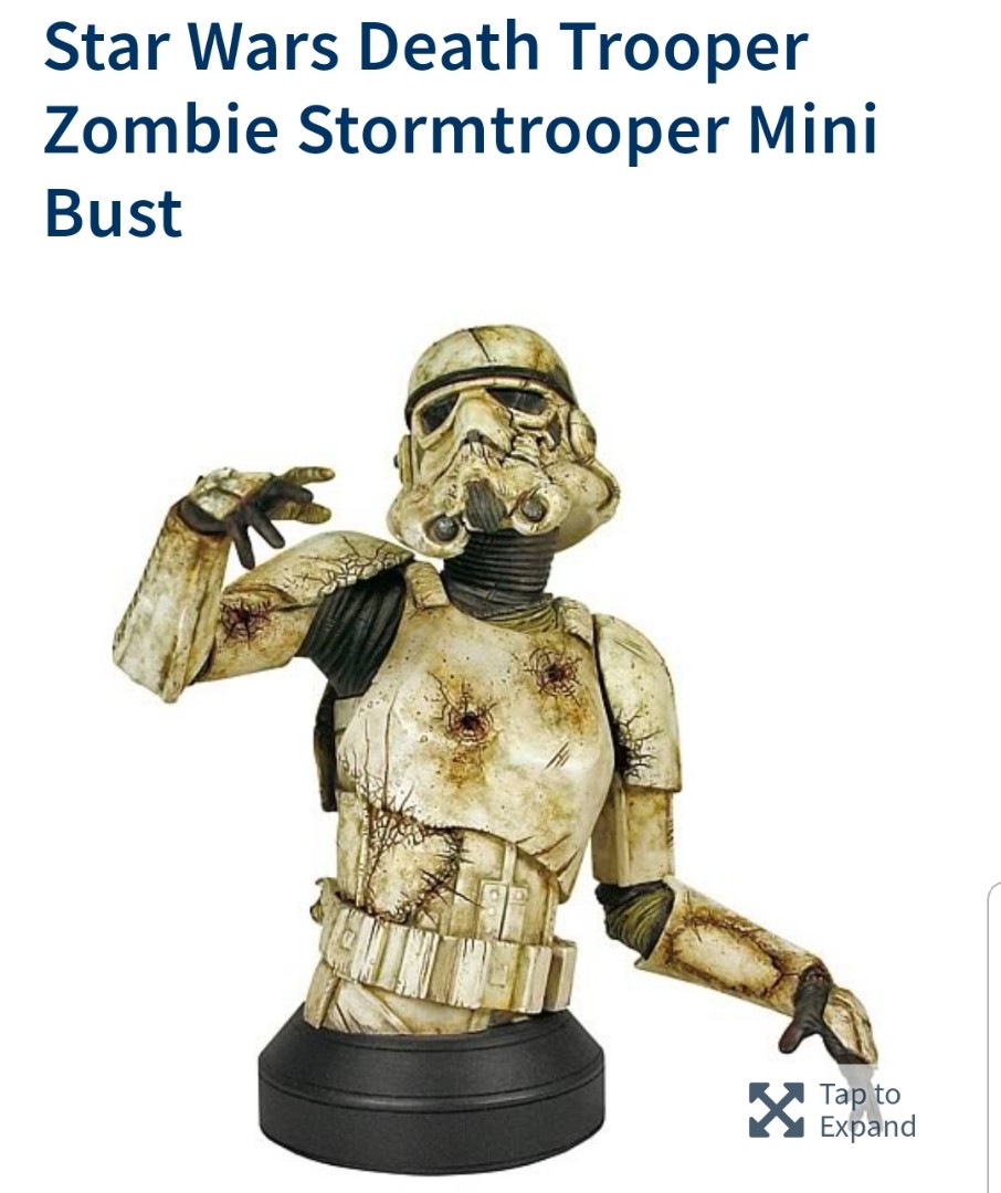 Star Wars Zombie Stormtrooper Mini Bust, Hobbies & Toys, Toys & Games ...