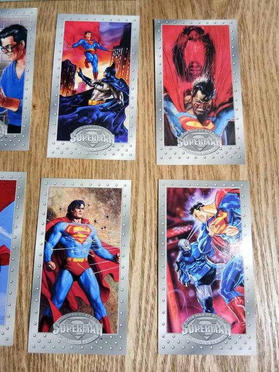 Superman Collectible Cards 12pcs with All Star Superman Comics special ...
