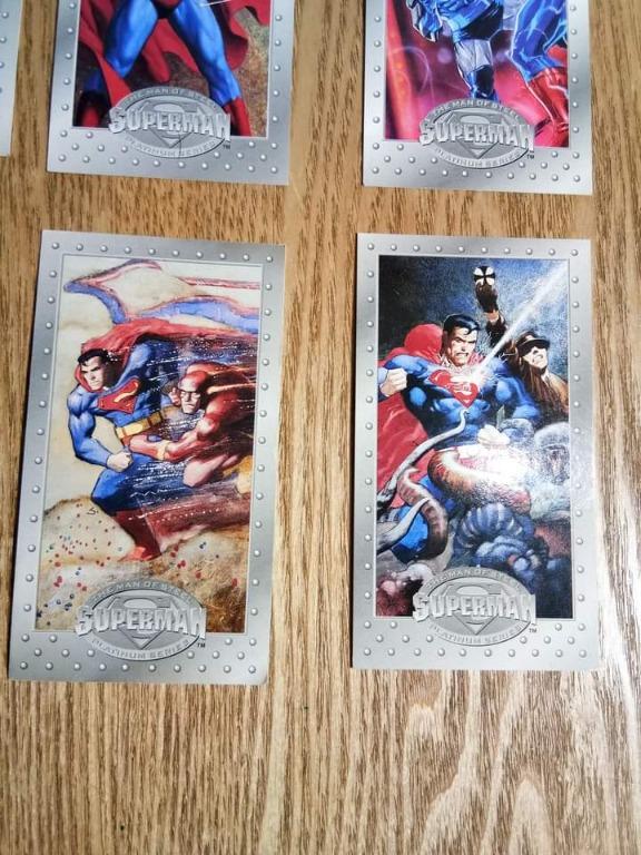 Superman Collectible Cards 12pcs with All Star Superman Comics special ...