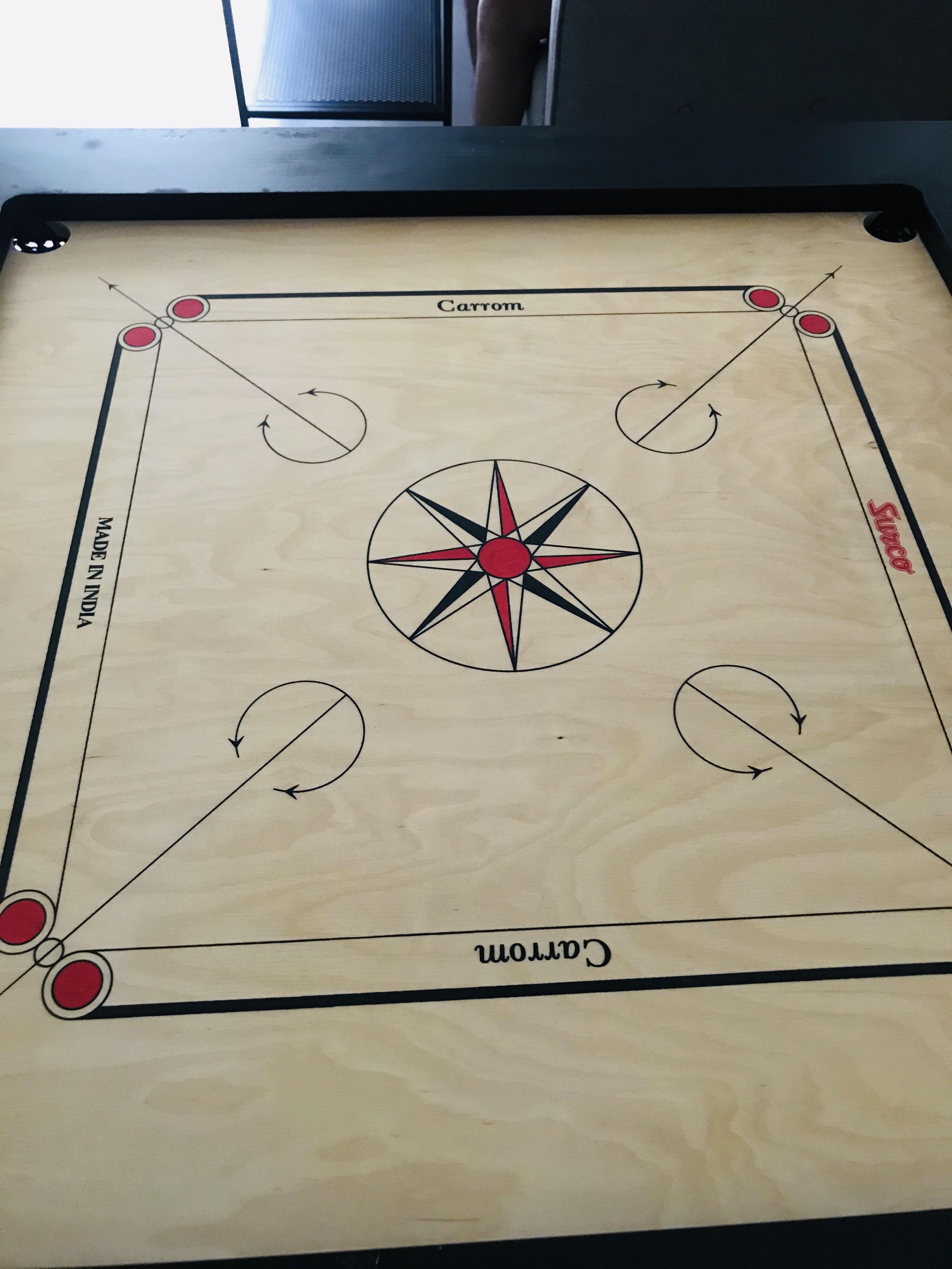 Surco Campion Carrom Board with Carrom Men, Sports Equipment, Other ...