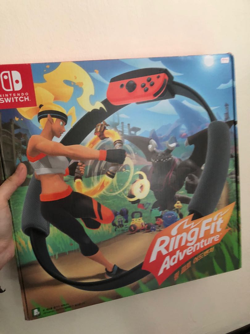 switch game ring fit, Video Gaming, Video Games, Nintendo on Carousell