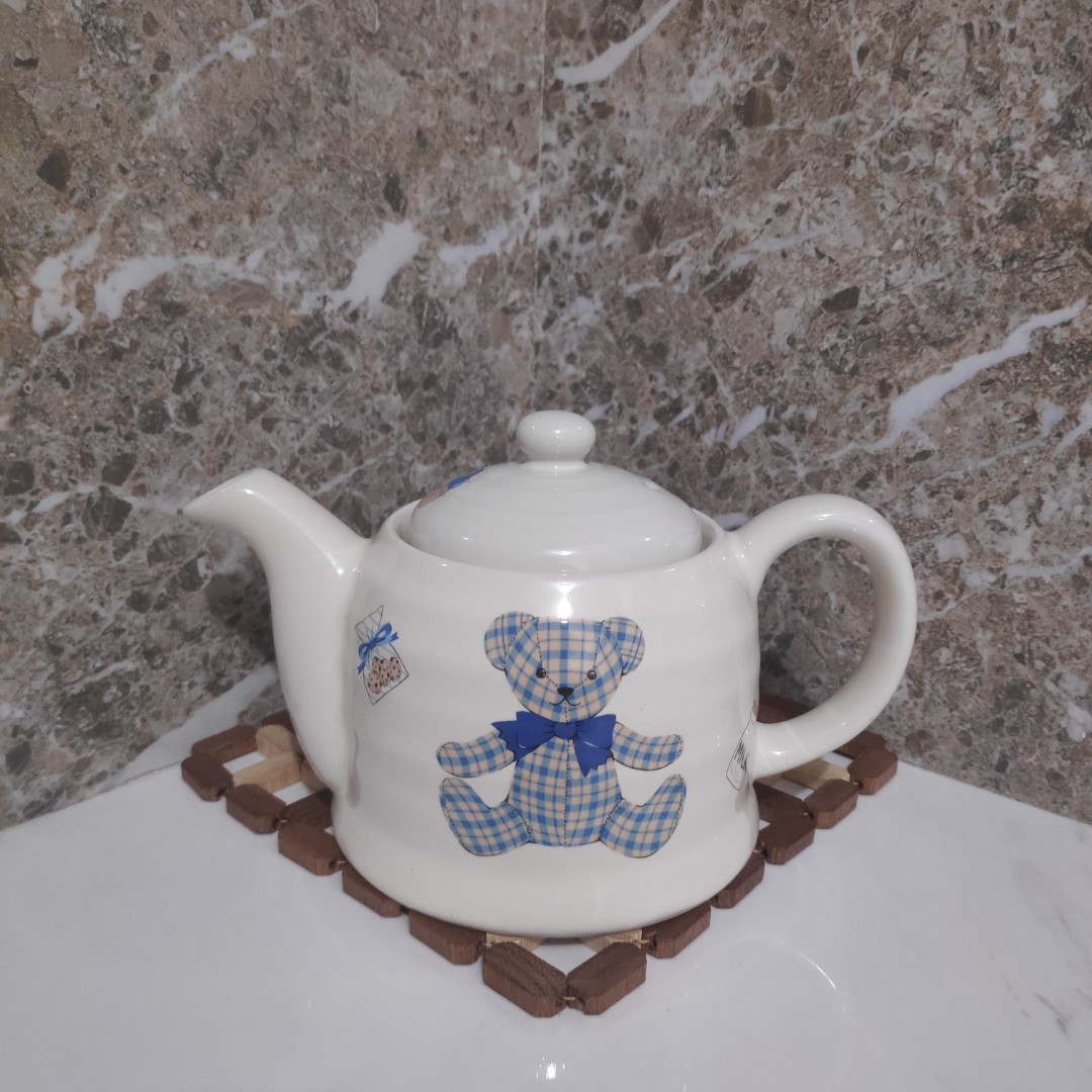 Teddy Bear teapot, Furniture & Home Living, Kitchenware & Tableware ...
