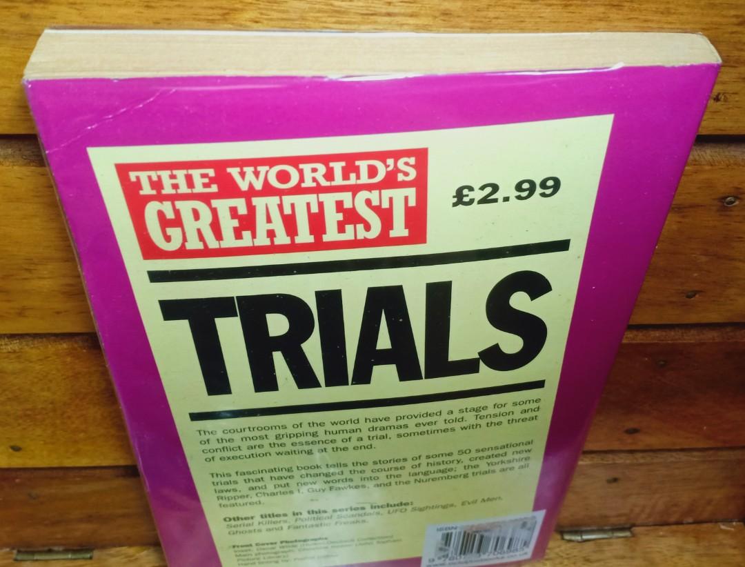 The World's Greatest Trials by Tim Healey (TP), Hobbies & Toys, Books ...