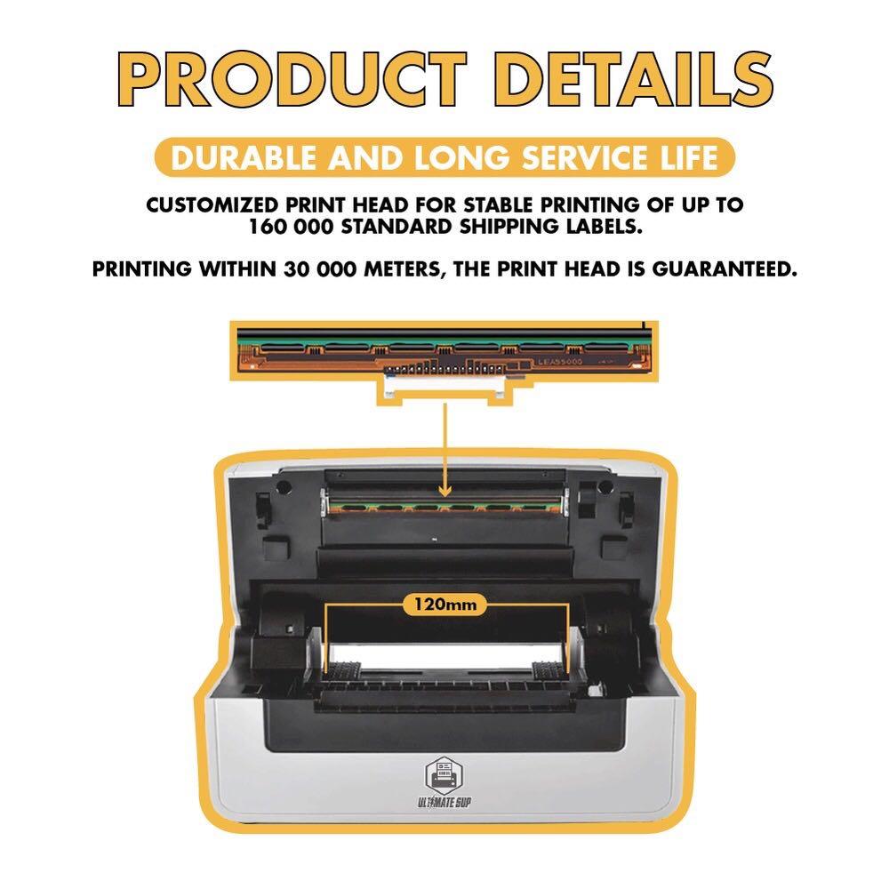 Thermal Printer HPRT N41 Label | Barcode Printer with Bluetooth & USB ...