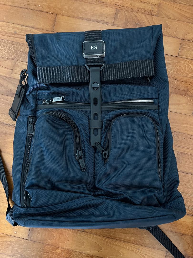 Tumi Alpha Bravo Backpack - Blue edition, Men's Fashion, Bags ...