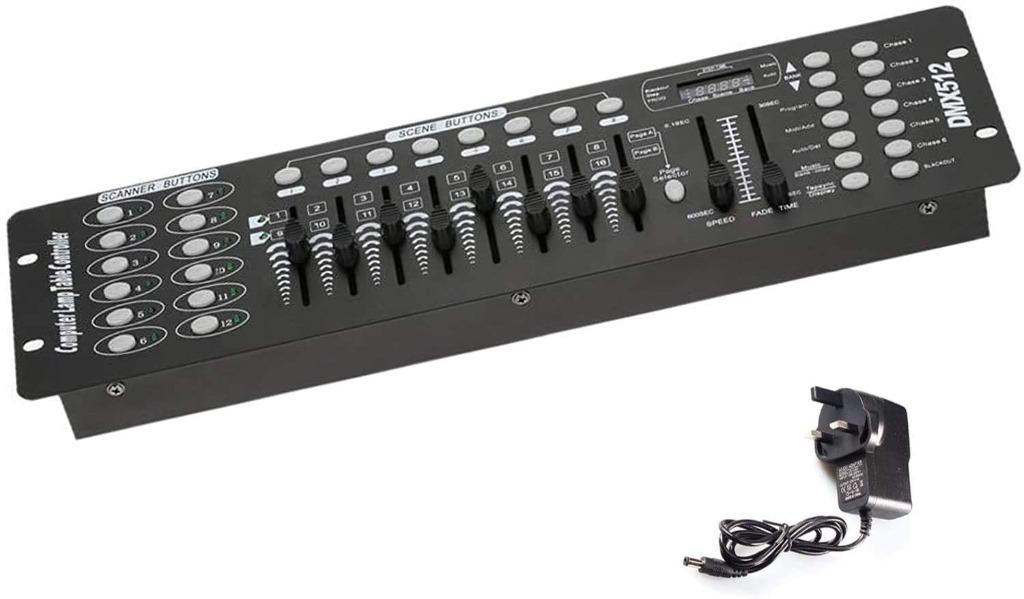 UKing DMX Controller 192 Channels,Light Mixers DMX512 Controller ...