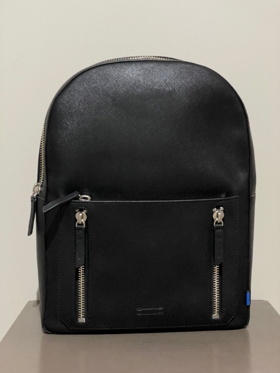 Uri Minkoff Black Saffiano Leather Backpack, Luxury, Bags & Wallets on ...