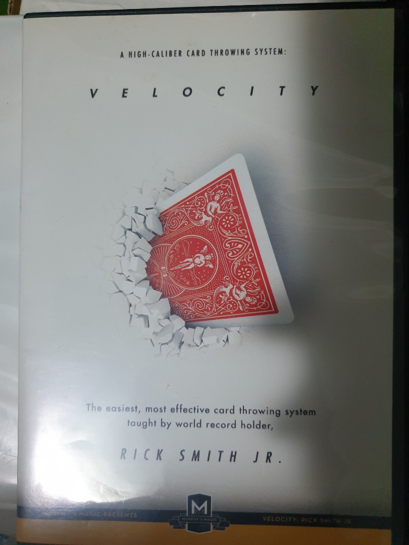 Velocity: Card throwing Training tutorial, Hobbies & Toys, Toys & Games ...