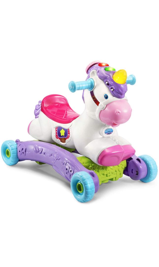 VTech Prance and Rock Learning Unicorn (rocking horse) , Babies & Kids ...