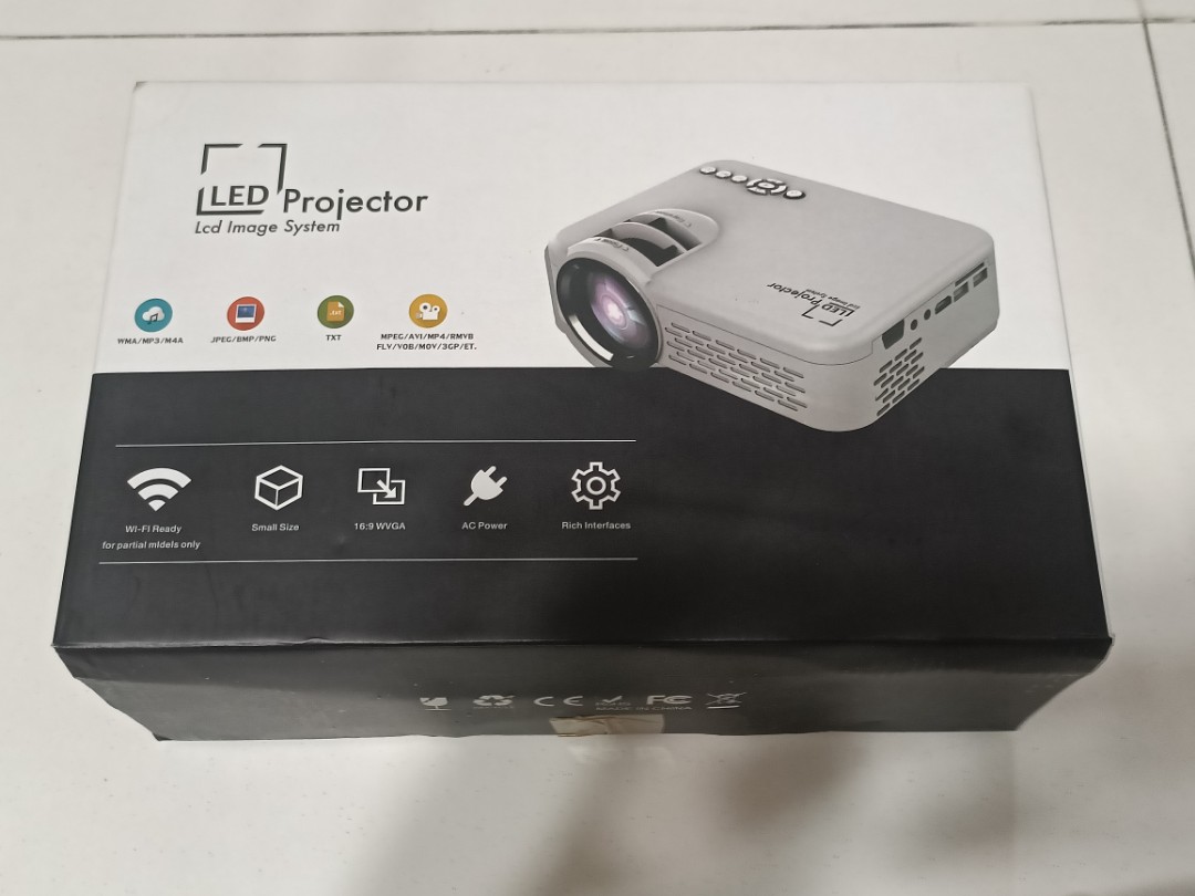 Wifi 1200 Lumen Ezcast Home Projector, TV & Home Appliances, TV ...