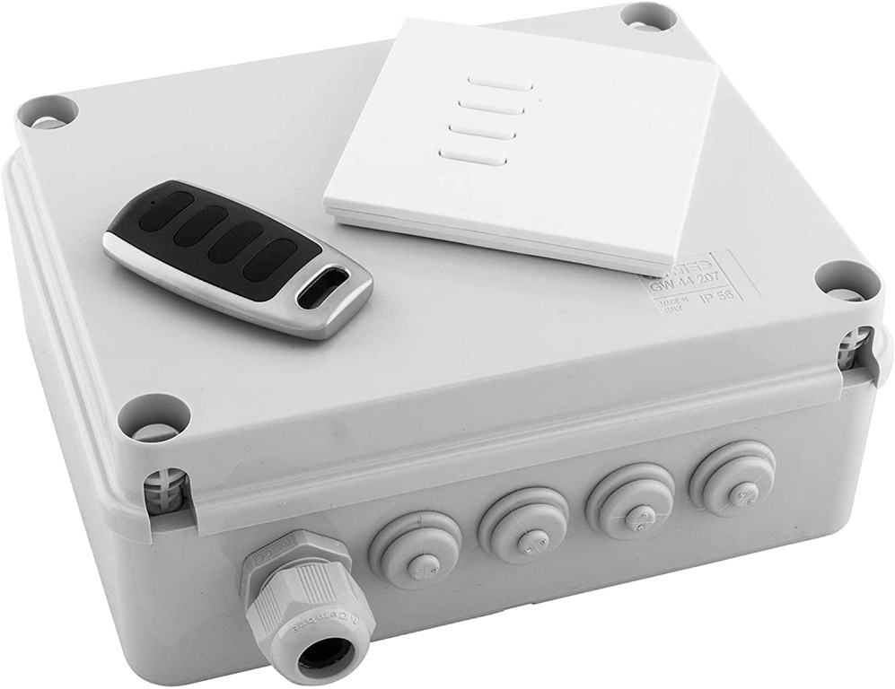 Wise Box Kit - Wise Box Receiver, Style Switch & Remote 4 Channel, 10 ...