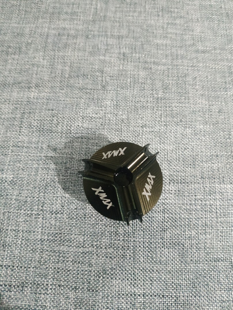 Xmax Engine Oil Aluminium Cap, Motorcycles, Motorcycle Accessories on ...