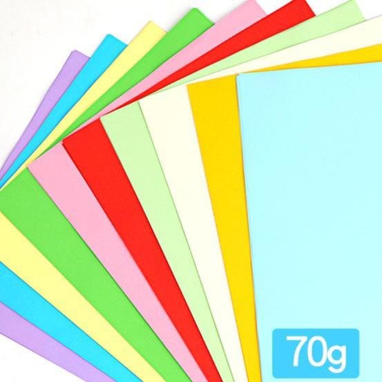 100pcs A4 Size Colored Paper, Hobbies & Toys, Stationary & Craft, Other ...