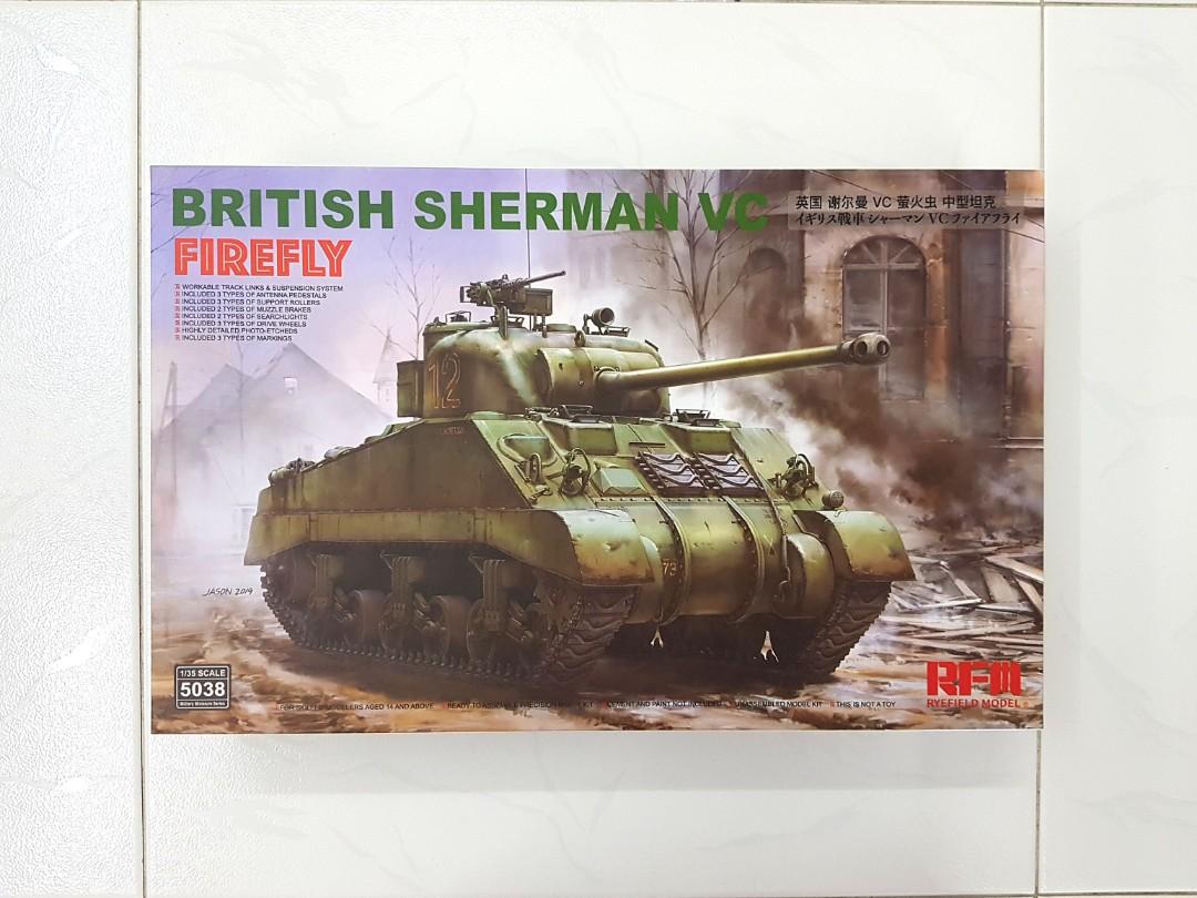 1/35 #5038 Ryefield RFM British Sherman VC "Firefly" *MISB* (2nd World ...