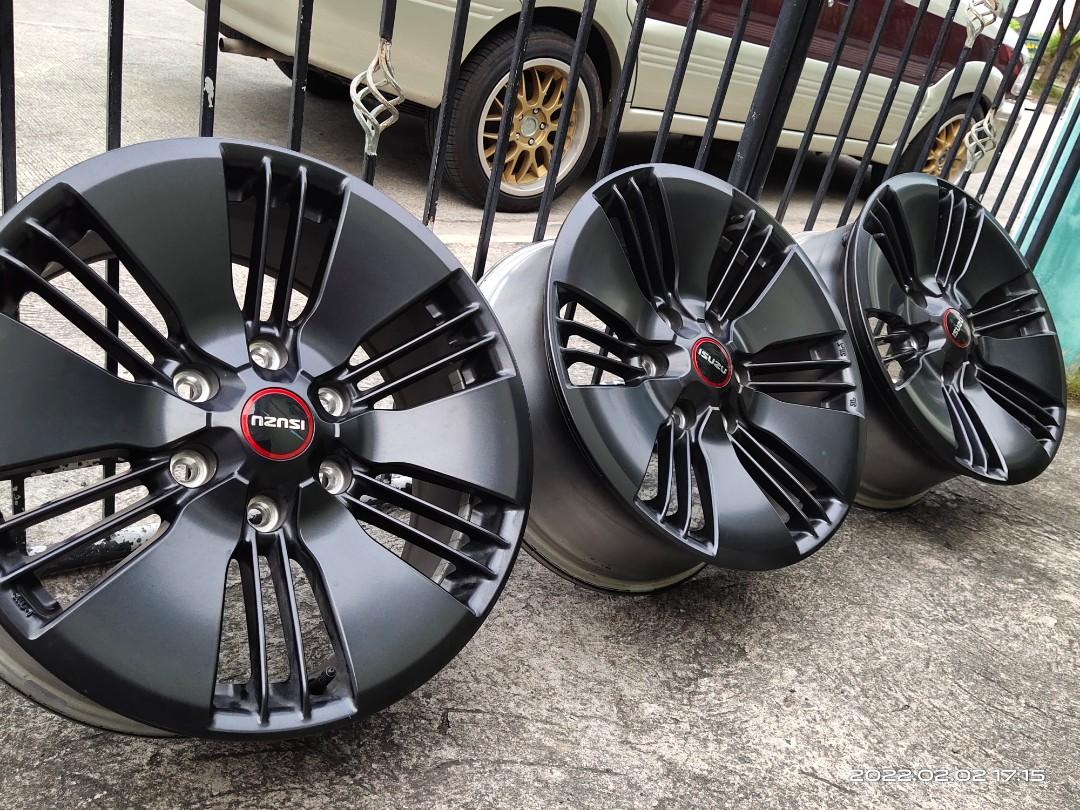 2021 Isuzu Dmax LSE Mags top of the line 18 inch Gunmetal 18x7.5 ET33 Good as new MUX Urvan ...