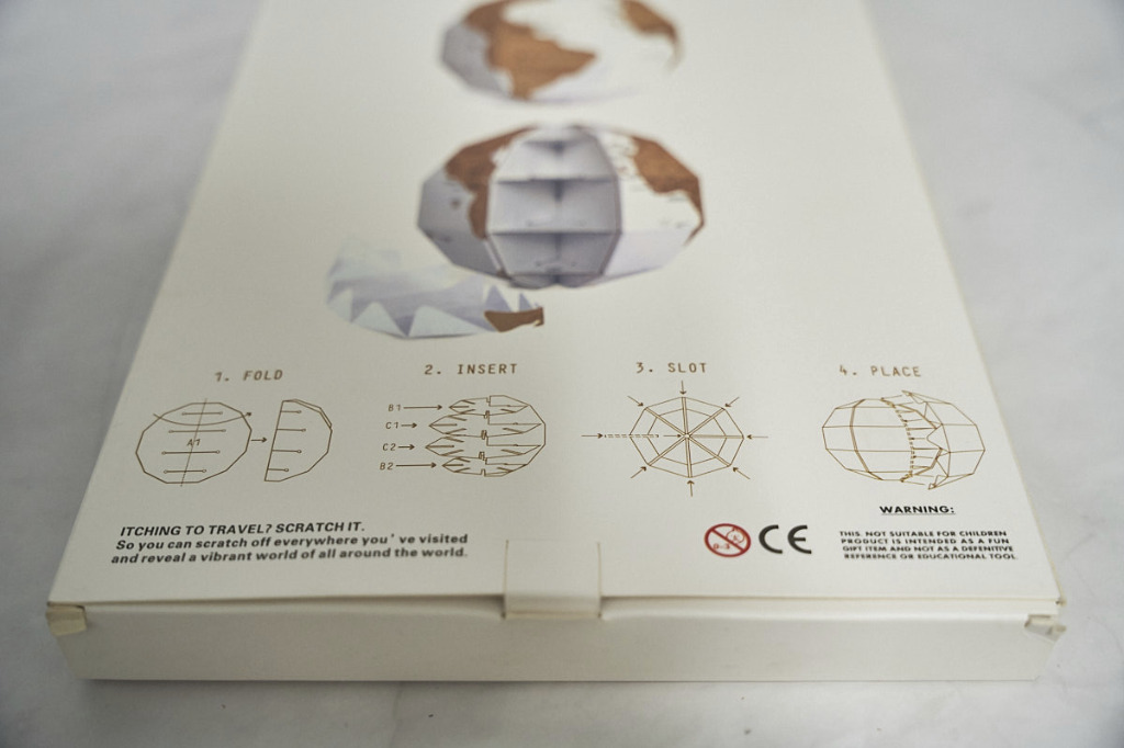 3D Scratch Map Globe, Hobbies & Toys, Toys & Games on Carousell