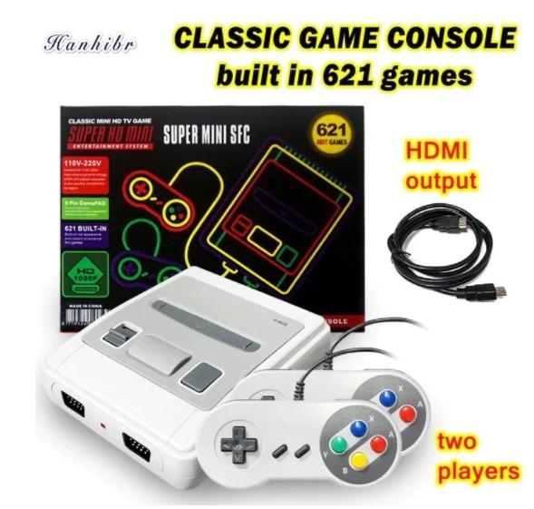 621 Games Retro Game Mini Classic 4K TV AV/HDMI 8Bit Video Game Console ...