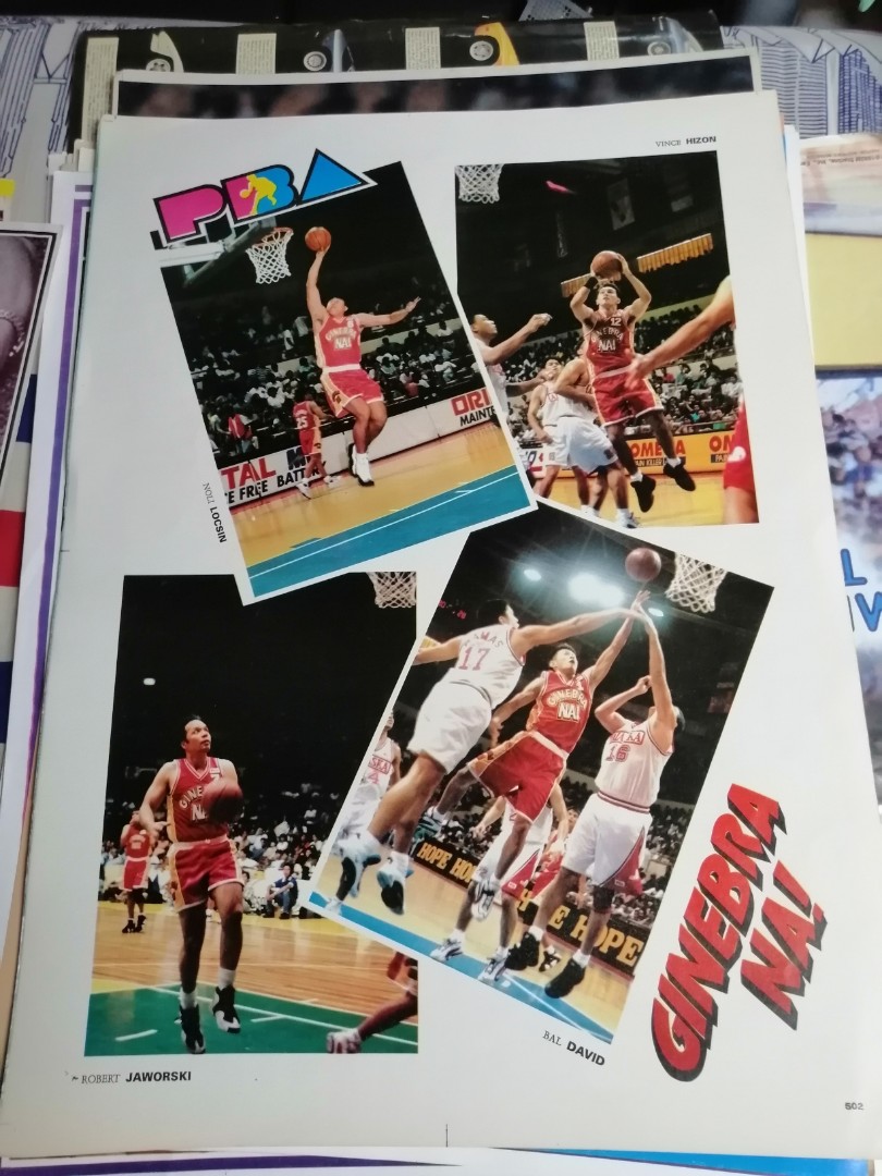 90's VINTAGE POSTER PBA GINEBRA TEAM, Hobbies & Toys, Memorabilia ...