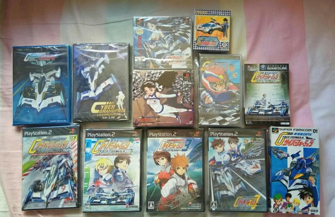 【全套】全新 Cyber Formula 高智能方程式 賽車 Game PS PSP PS2 PC SFC GB GC, 電子遊戲, 電子遊戲 ...