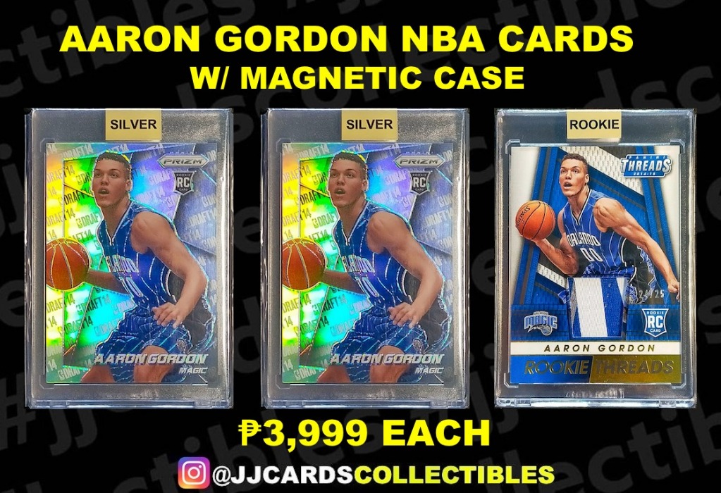 Aaron Gordon Rookie NBA Cards with Magnetic Case batch1, Hobbies & Toys ...