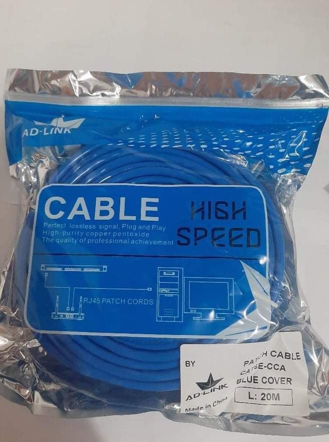 Ad-link Cat6 CCA lan Cable Wire Ad link Patch Cord Blue Adlink ...