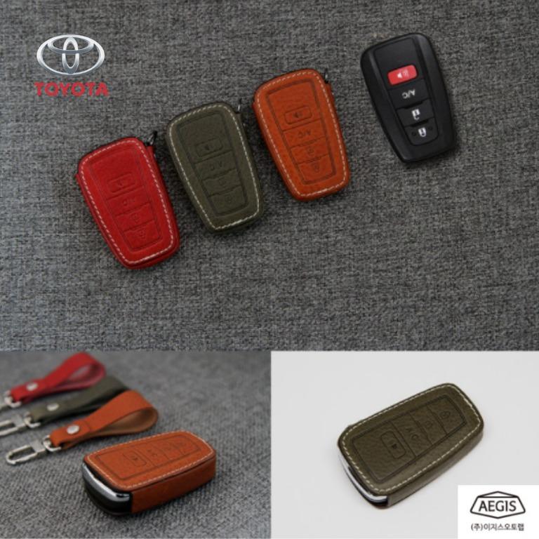 Aegis Ritz Handmade Real Leather Smart Car Key Holder keychain case for ...