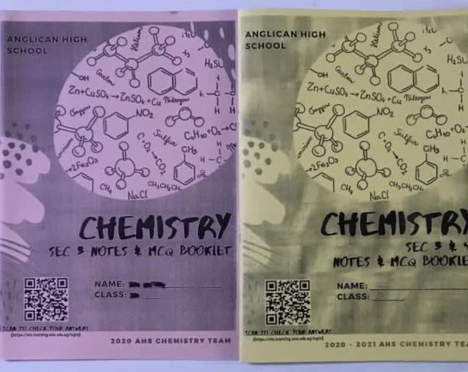 AHS chem mcq booklets, Hobbies & Toys, Books & Magazines, Assessment ...