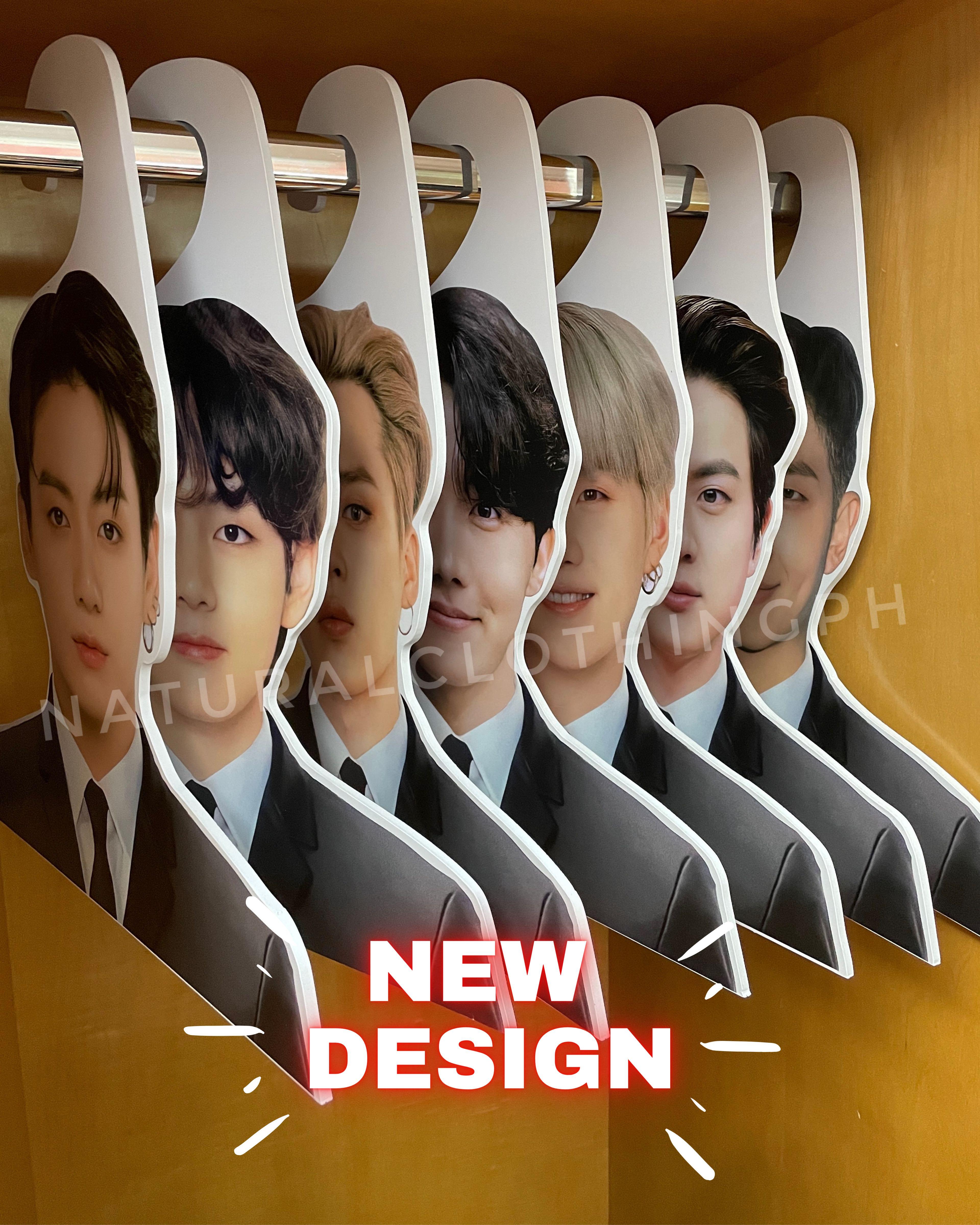 BTS Hanger Kpop Bangtan Korean Clothing Hanger Jungkook V Jimin Suga RM ...