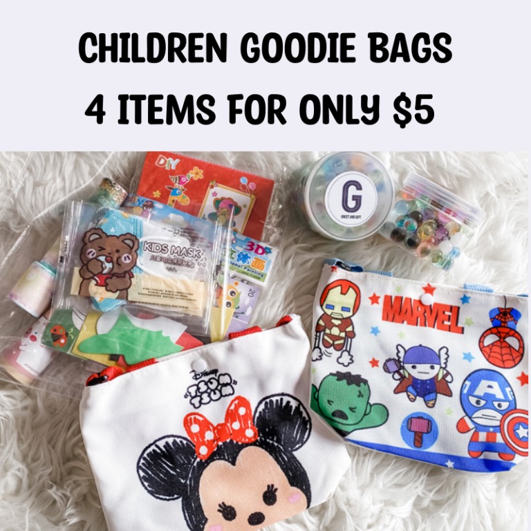 Pre-packed Children Goodie Bags For PreSchool Birthday Party ...